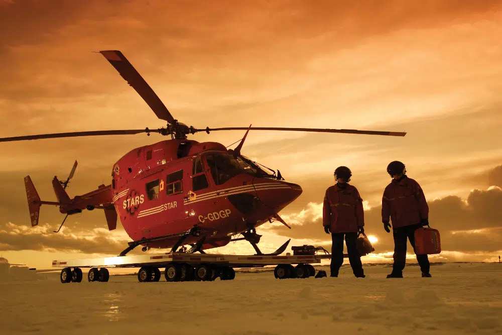 Medical helicopters on route | paNOW