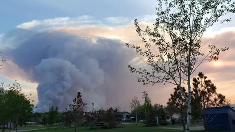 Fire near High Level grows, but spreading away from northwestern ...