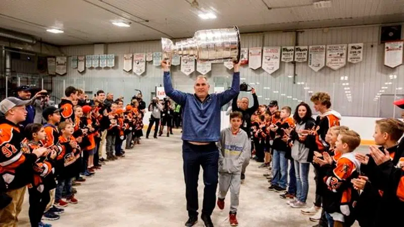 Blues coach Craig Berube brings Stanley Cup home to hamlet of Calahoo ...