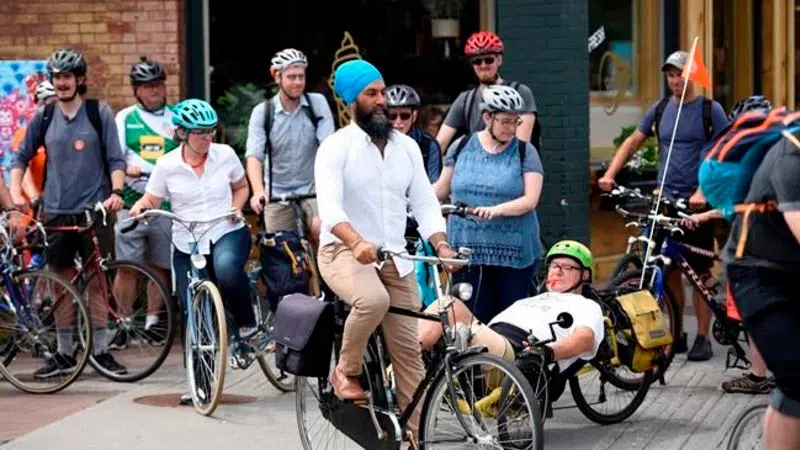 NDP’s Singh says Canada needs a national cycling strategy | paNOW