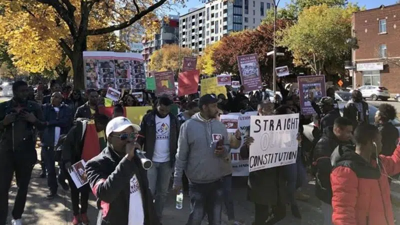 Guinean-Canadians in Montreal protest possible third presidential term ...
