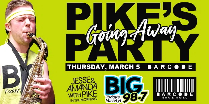 Pike’s Going Away Party! | BIG 98.7