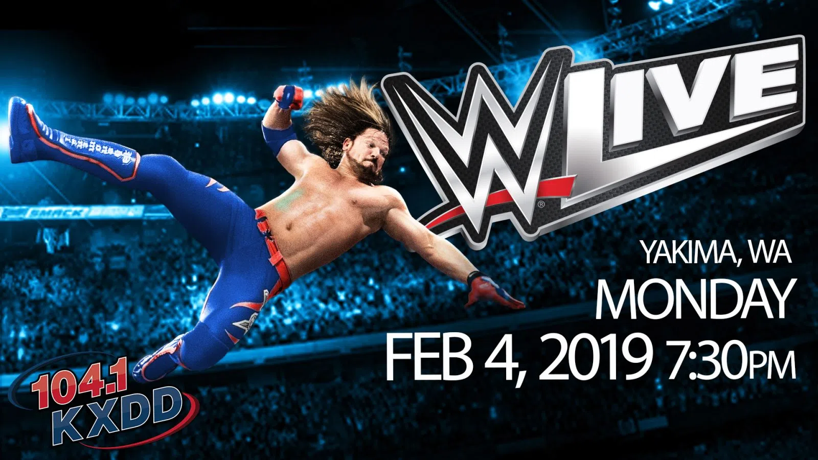 Win tickets to WWE Live at the SunDome! | 104.1 KXDD