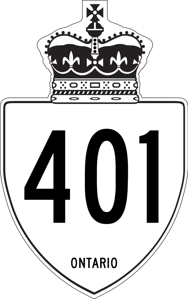 Lane closure on 401 East tonight | 91X FM CJLX