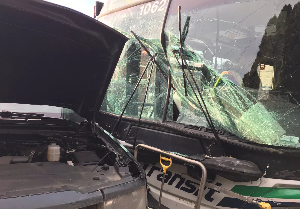 Update: Multi-vehicle crash downtown involving Kamloops city bus ...