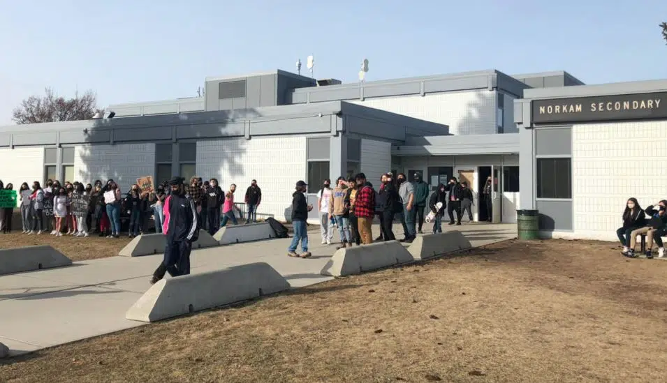 NorKam students walkout of class after Grade 12 student singled-out for ...
