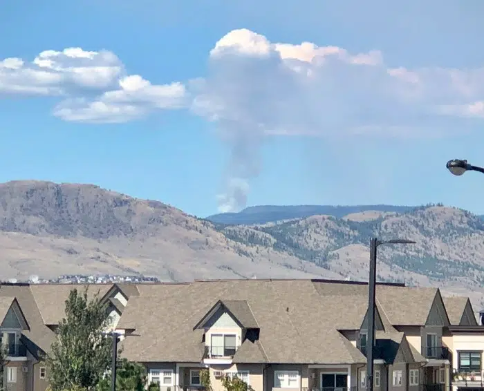 New wildfire burning north of Kamloops | Radio NL - Kamloops News