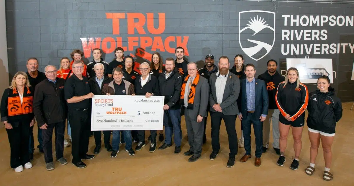 Kamloops Sports Legacy Fund donates $500K to TRU WolfPack | Radio NL ...