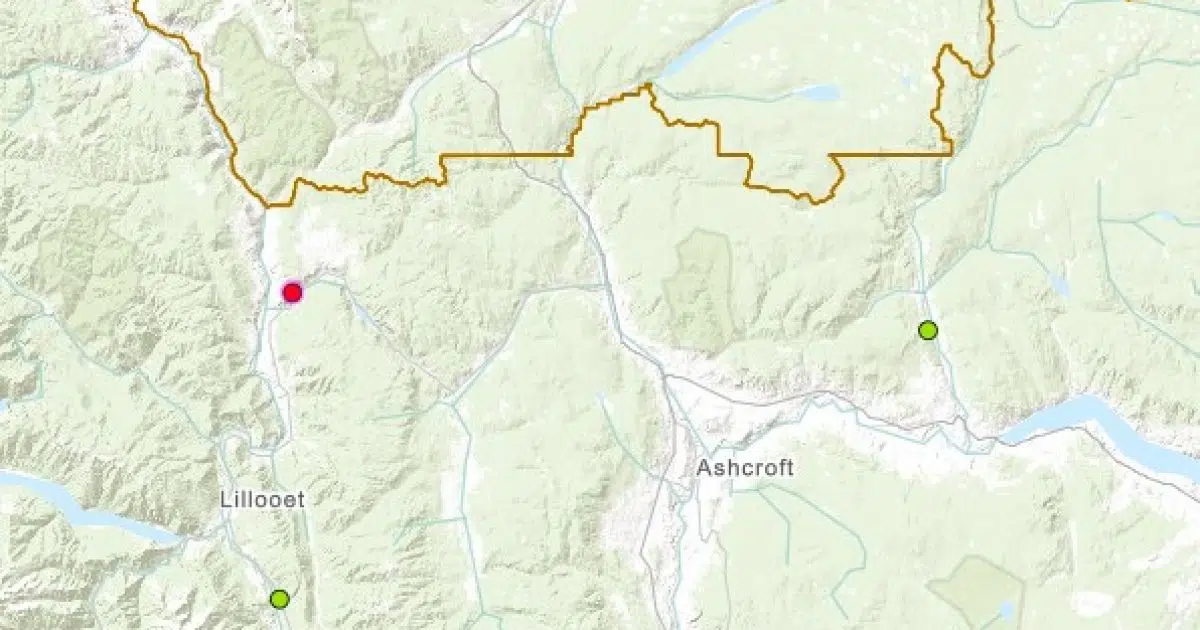 UPDATE – Evacuation Alert in place due to 20 hectare fire near Lillooet ...