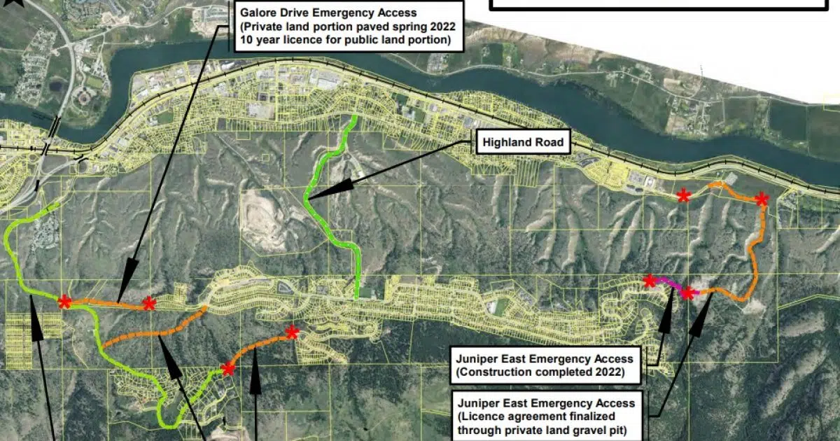 Permanent route connecting Juniper Ridge to Rose Hill Road to be ...
