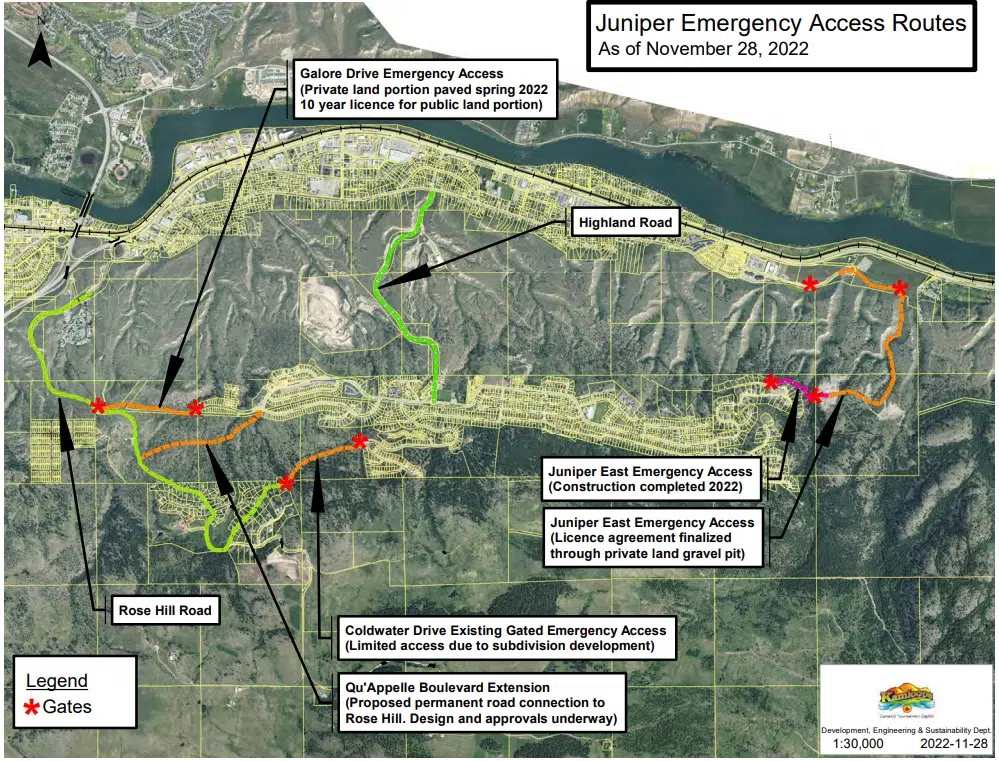 Permanent route connecting Juniper Ridge to Rose Hill Road to be ...