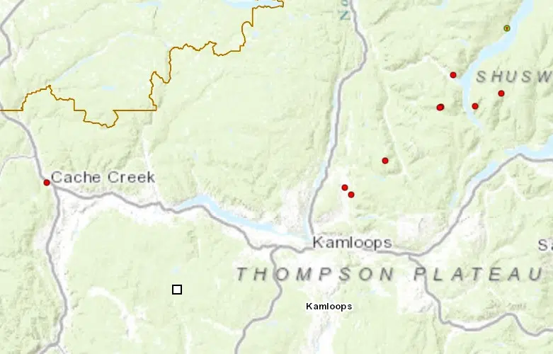 New fires burning in the Kamloops area being actioned, with success, by ...