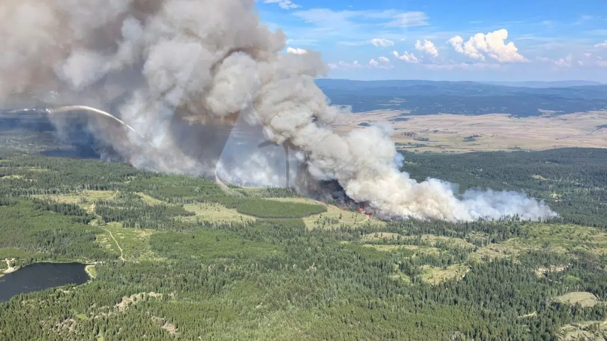 Ross Moore Lake fire south of Kamloops expands significantly overnight ...