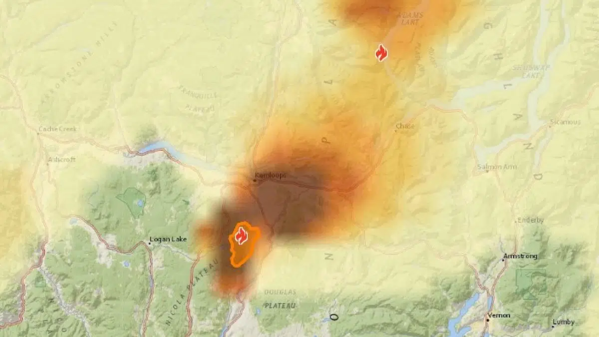 Smoke continuing to inundate Kamloops as BC Wildfire pulls resources ...