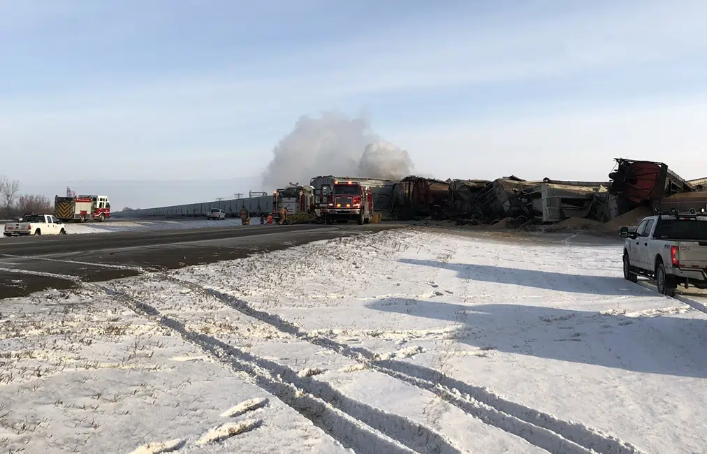 Fiery CN Train Derailment Caused By Broken Track And Old Rail Component ...
