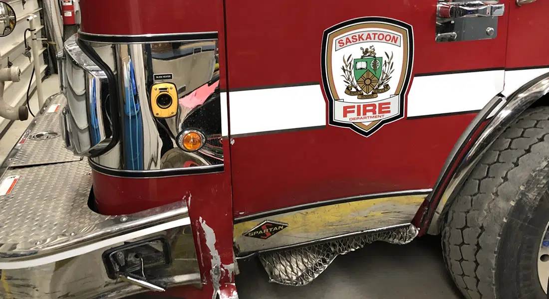 Fire Engine Out Of Service After Collision | 98COOL