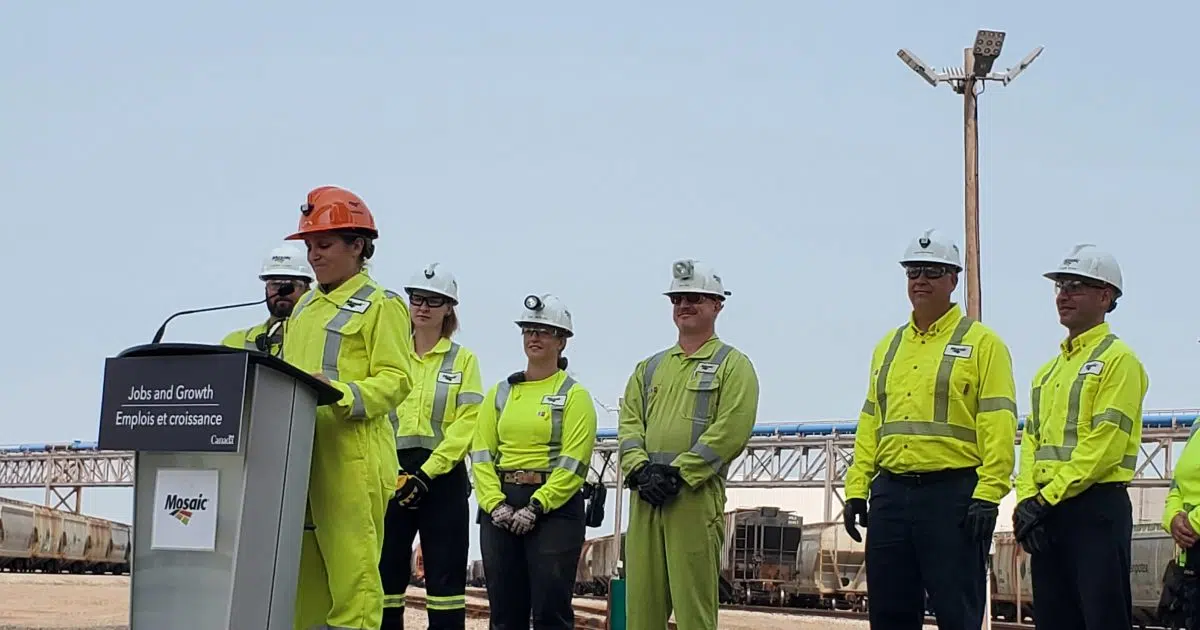 Deputy Prime Minister visits Saskatoon area including Mosaic’s Colonsay ...