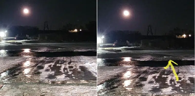 Vehicle goes through ice on the river | Country 600 CJWW