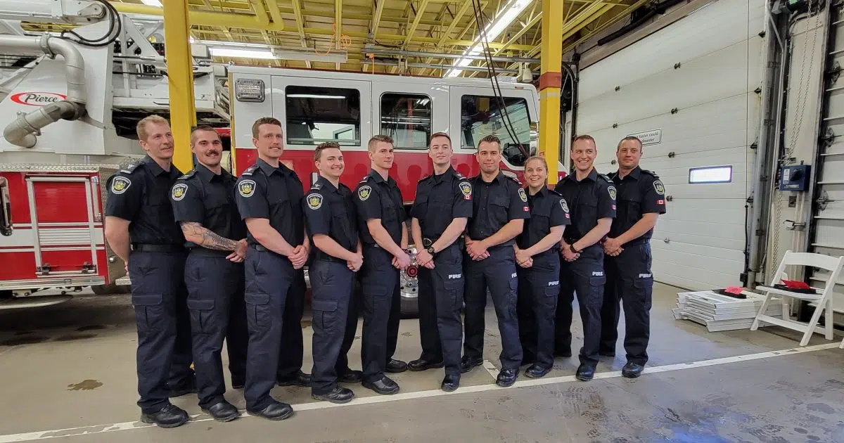Saskatoon welcomes ten new firefighters/paramedics | 92.9 The Reindeer
