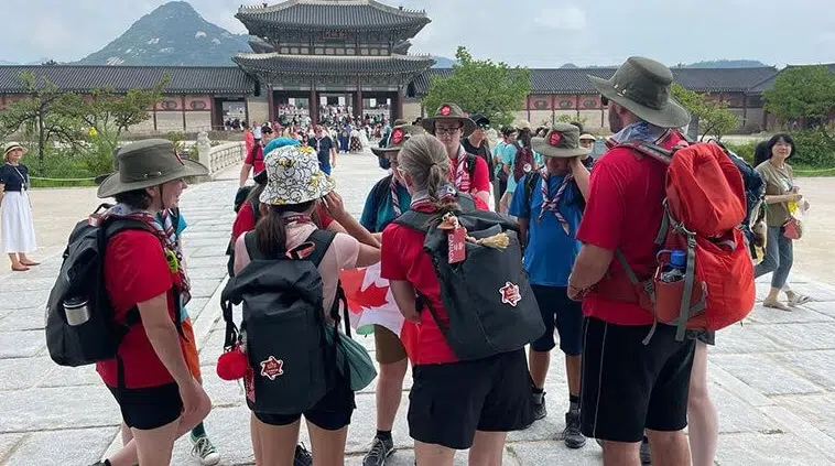 Expected arrival of typhoon forces evacuation of global Scouting event ...