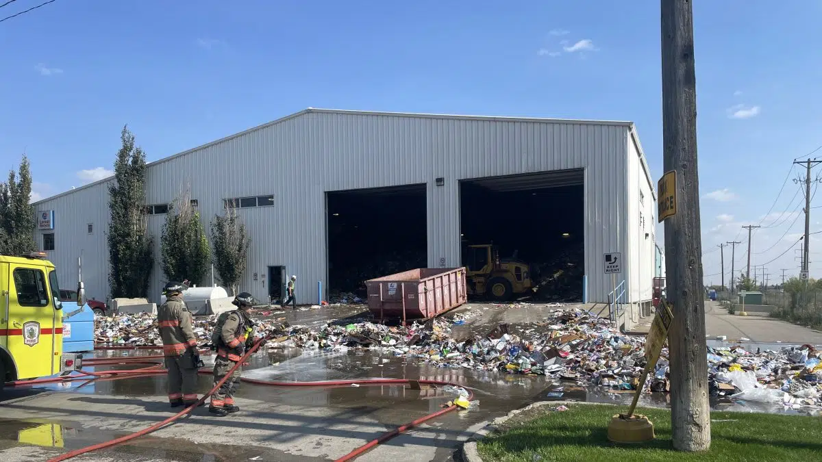 Saskatoon Fire Department responds to fire at Loraas Recycle facility ...
