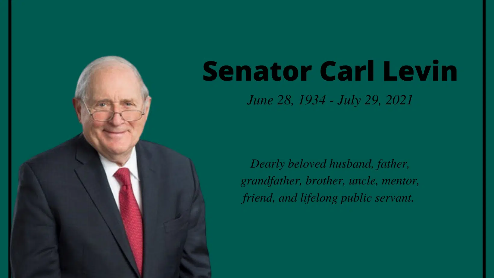BREAKING: Former Michigan Senator Carl Levin Dead At 87 ...