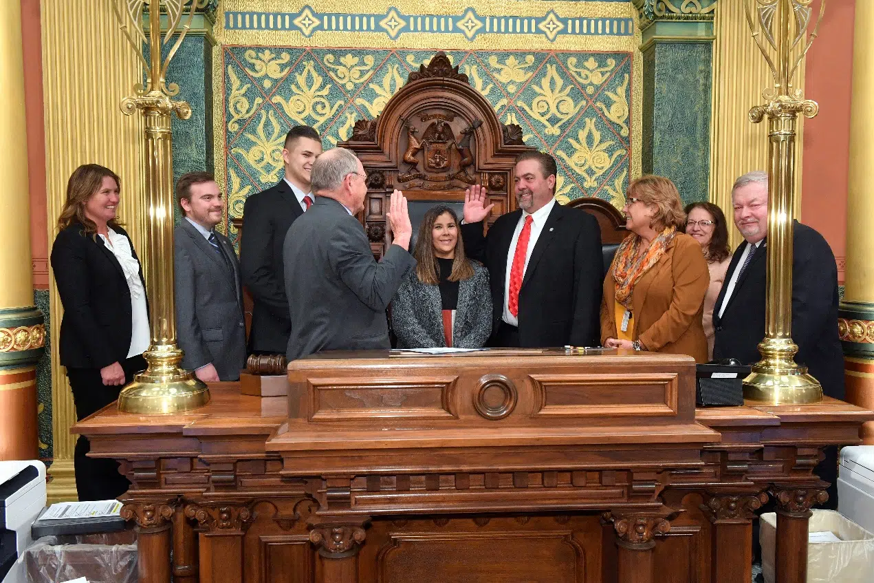 Prestin Sworn In As State Representative; Opens New Lansing Office ...