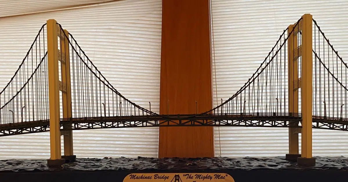 Correctional Facility Students Make Model Of Mackinac Bridge ...