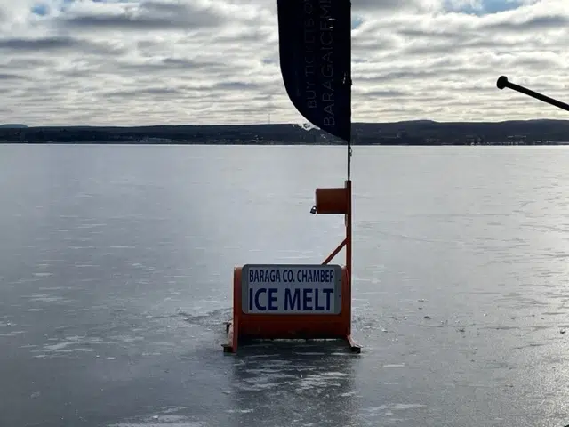 Barrel Placed On Keweenaw Bay For Chamber Ice Melt Contest ...