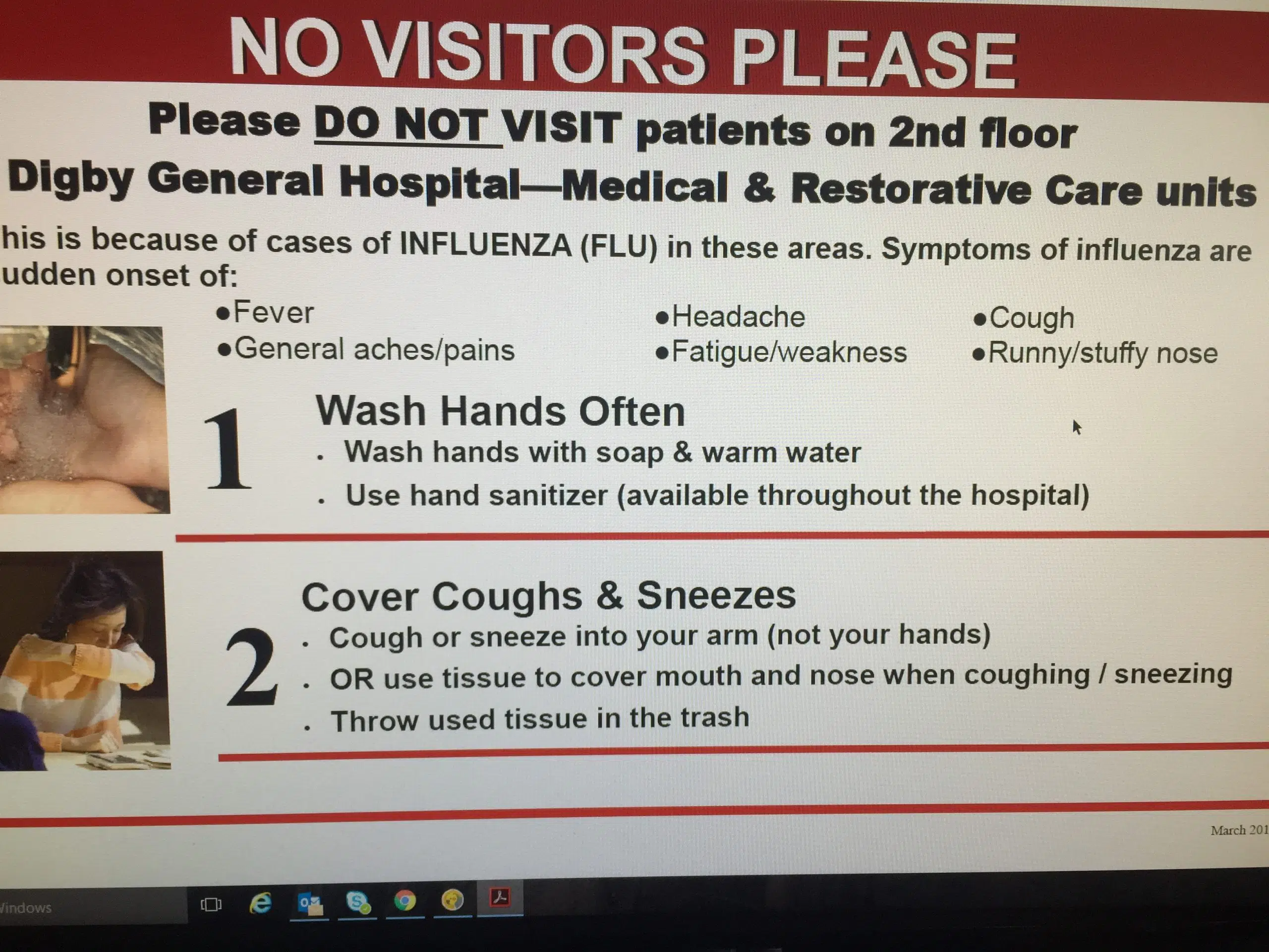 Visitor Restrictions In Place At Digby General Hospital | Y95.5