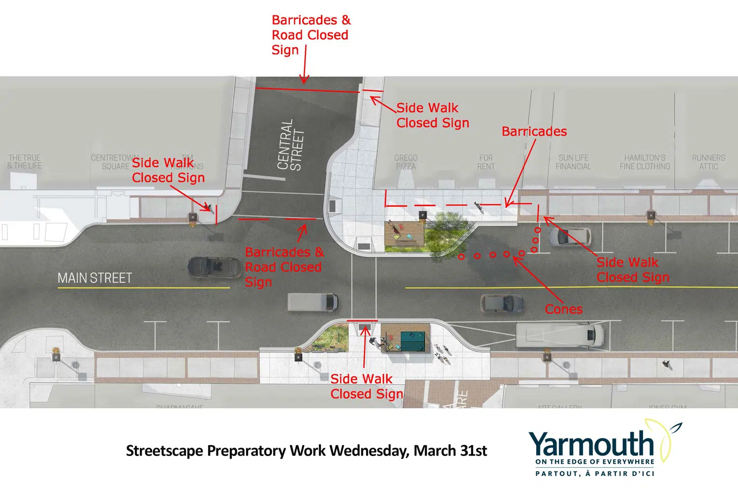 Main Street Prep Work Starts Tomorrow | Y95.5
