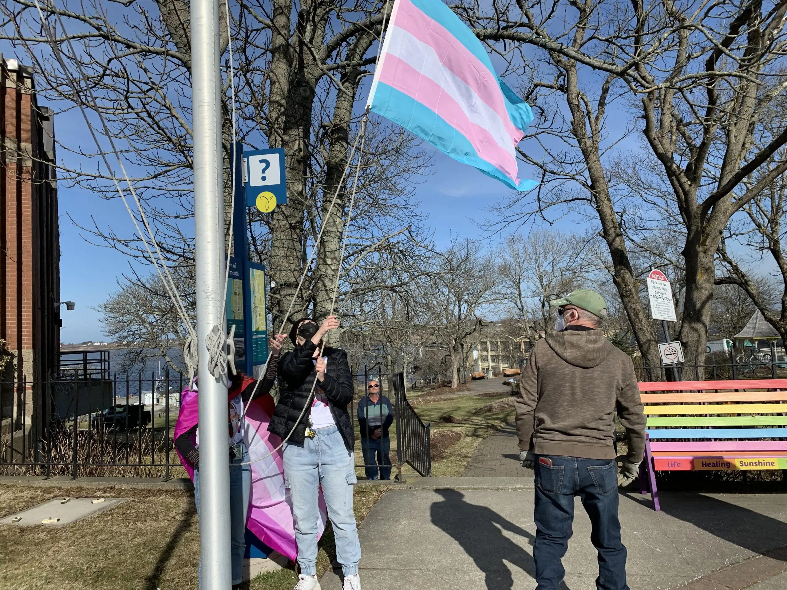 Transgender Flag Raised In Yarmouth | Y95.5