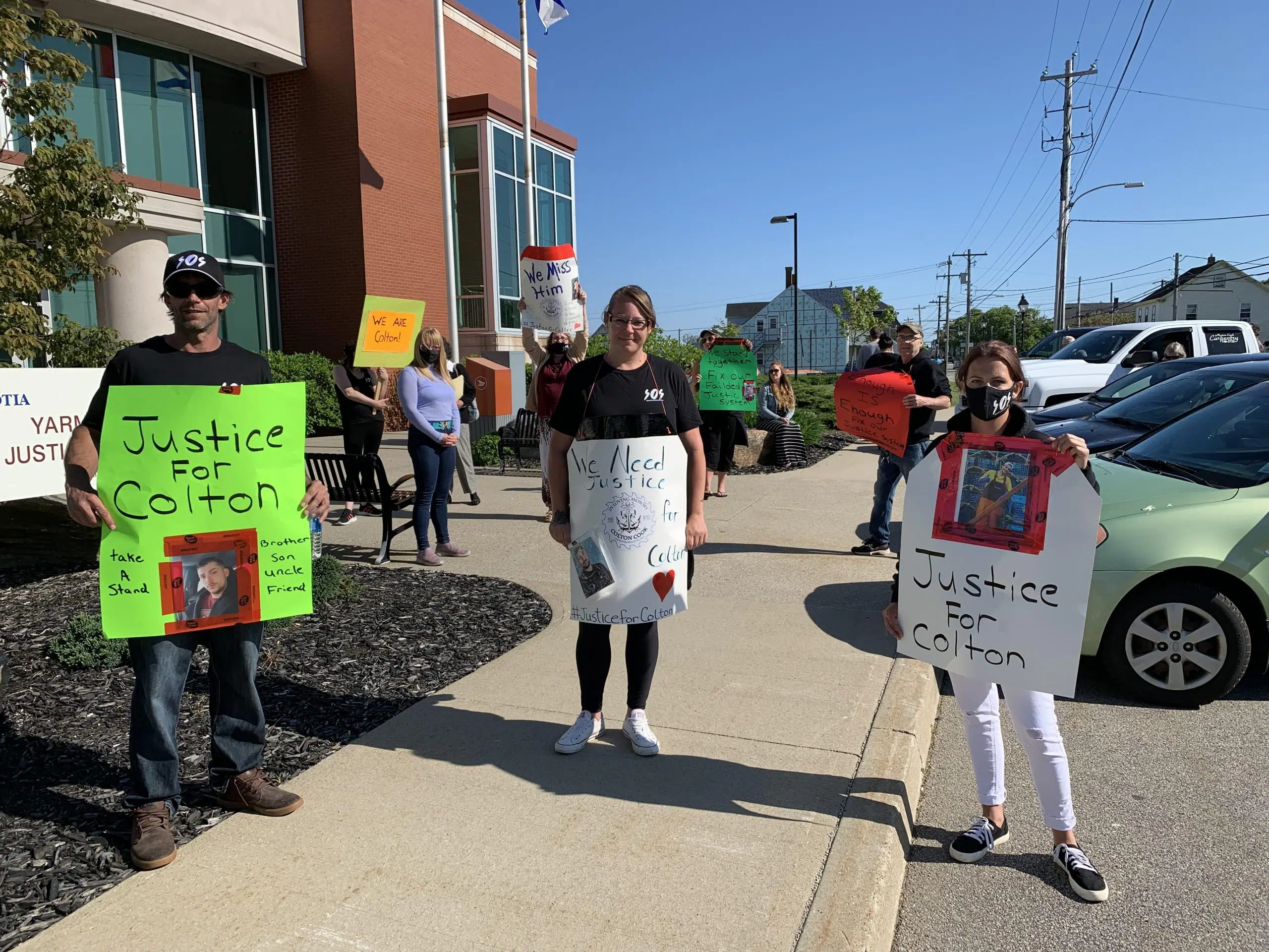 ‘Justice For Colton Cook’ Rally Held Outside Yarmouth Courthouse | Y95.5