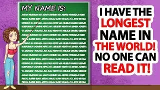 A Mother gives her daughter the world’s longest name – it has 1,019 ...