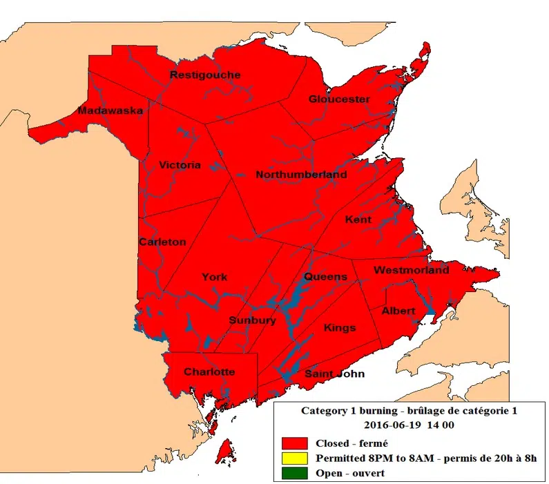 No Burning Across New Brunswick | 91.9 The Bend