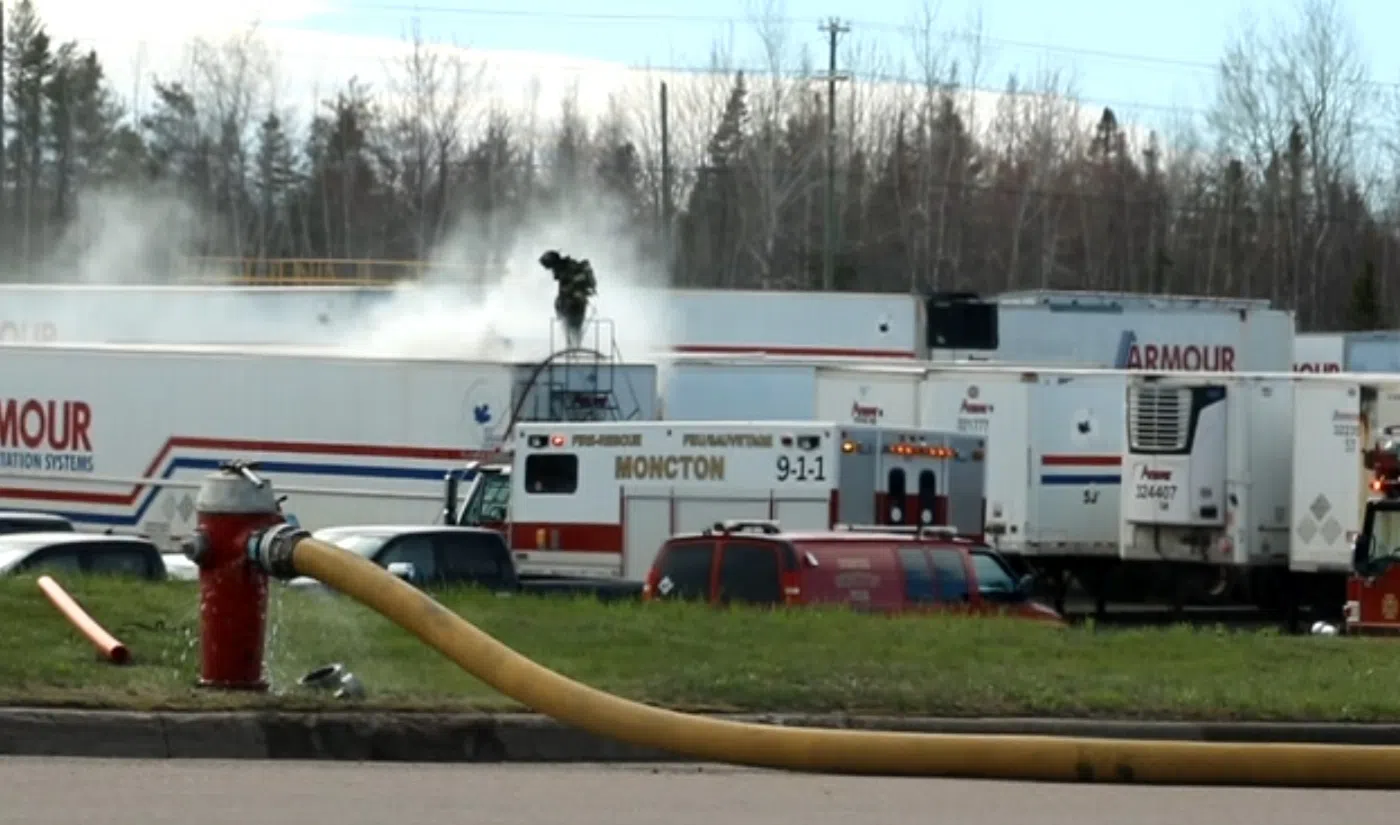 Moncton Fire Battles Tough Transport Trailer Blaze | 91.9 The Bend