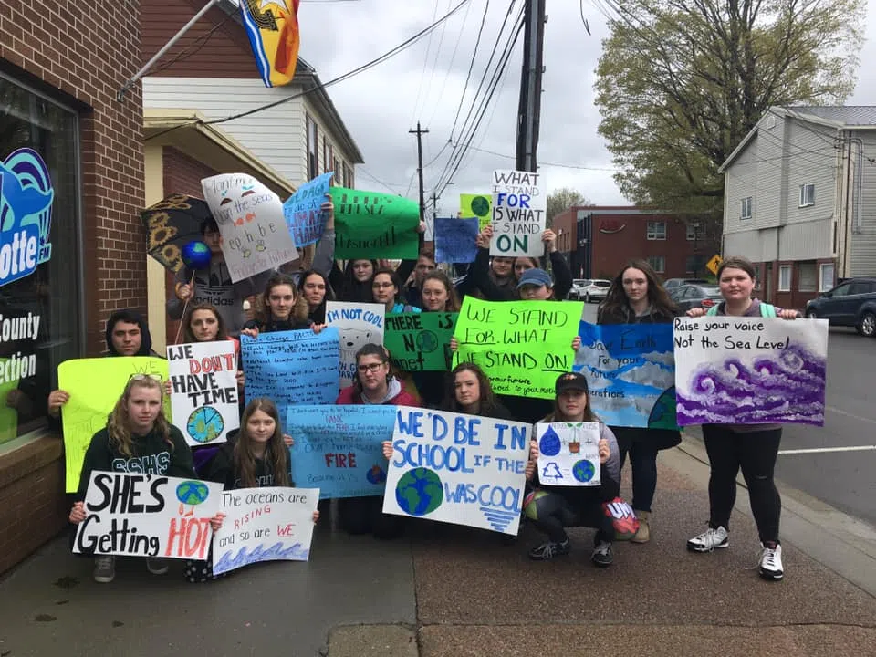 St. Stephen Students Protest Climate Change | 97.3 The Wave