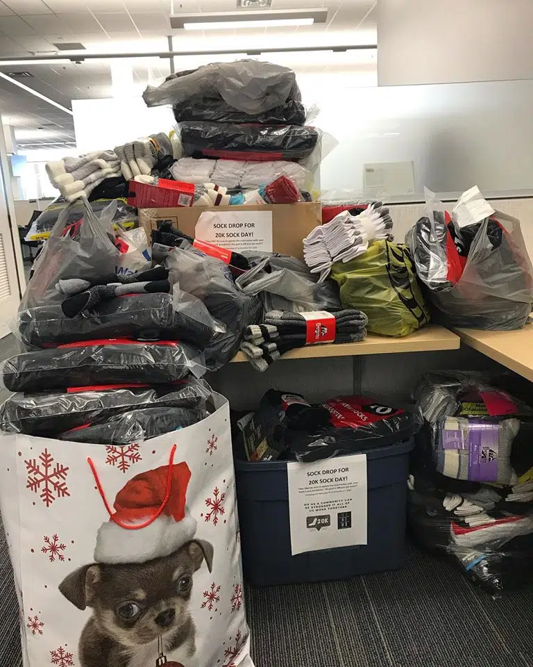 Moncton Man Collecting Socks For Homeless | Country 94