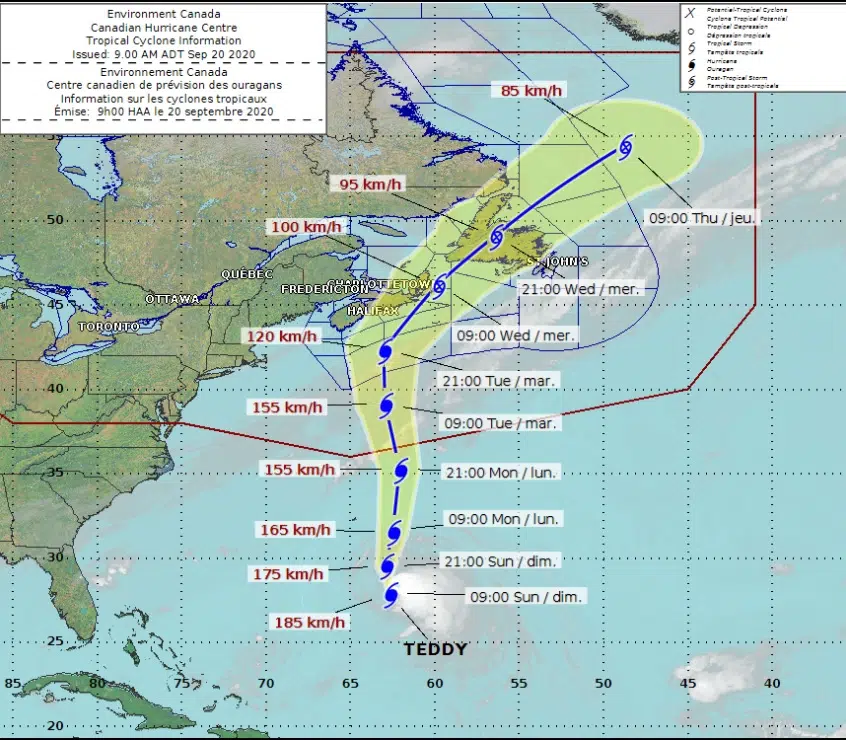 NB To Escape Brunt Of Teddy, While Nova Scotia And PEI Making ...
