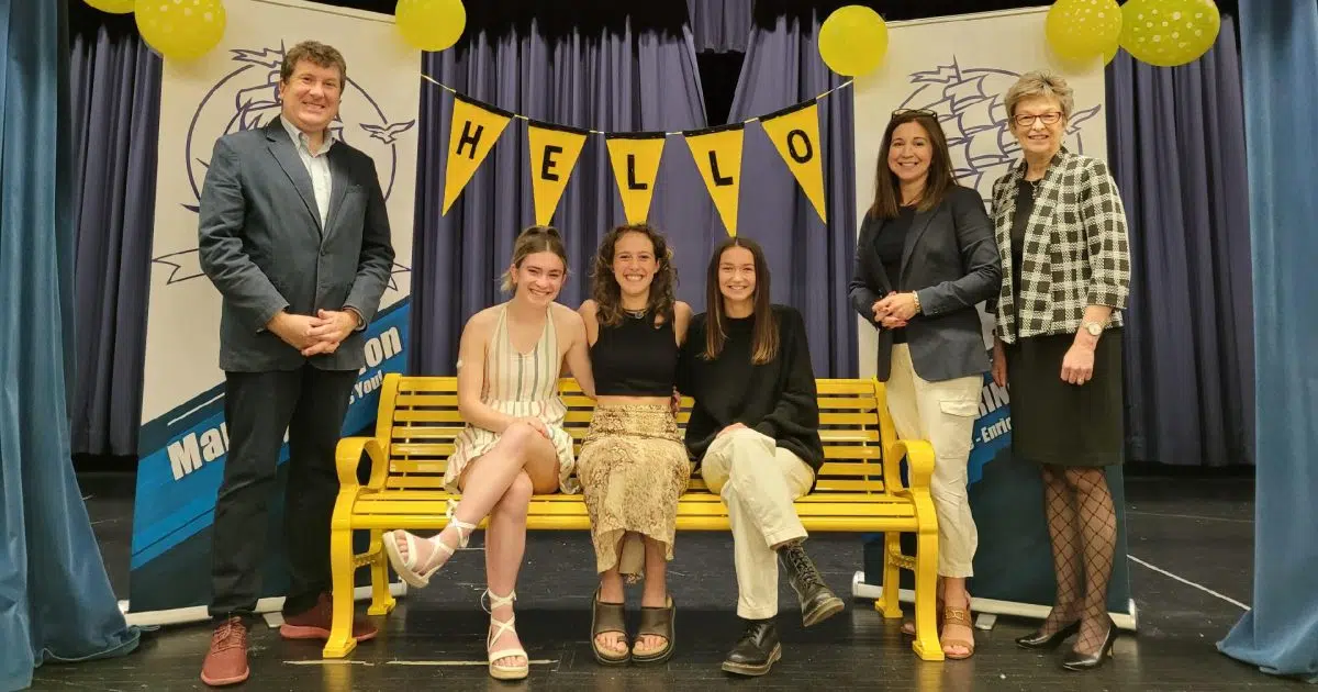 N.B. School Joins ‘The Friendship Bench’ Project | 91.9 The Bend