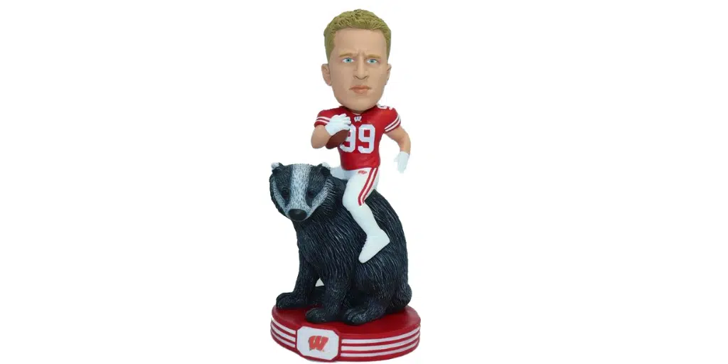 J.J. Watt Riding Badger Bobblehead Unveiled | Seehafer News