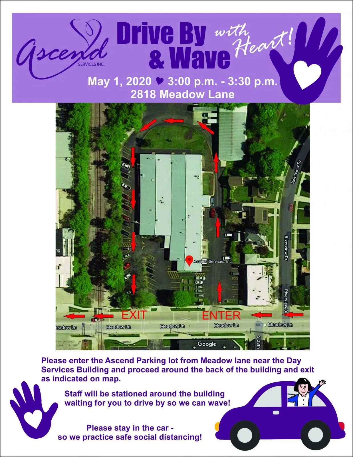 Ascend Services to Show Support for Participants With a Parking Lot ...