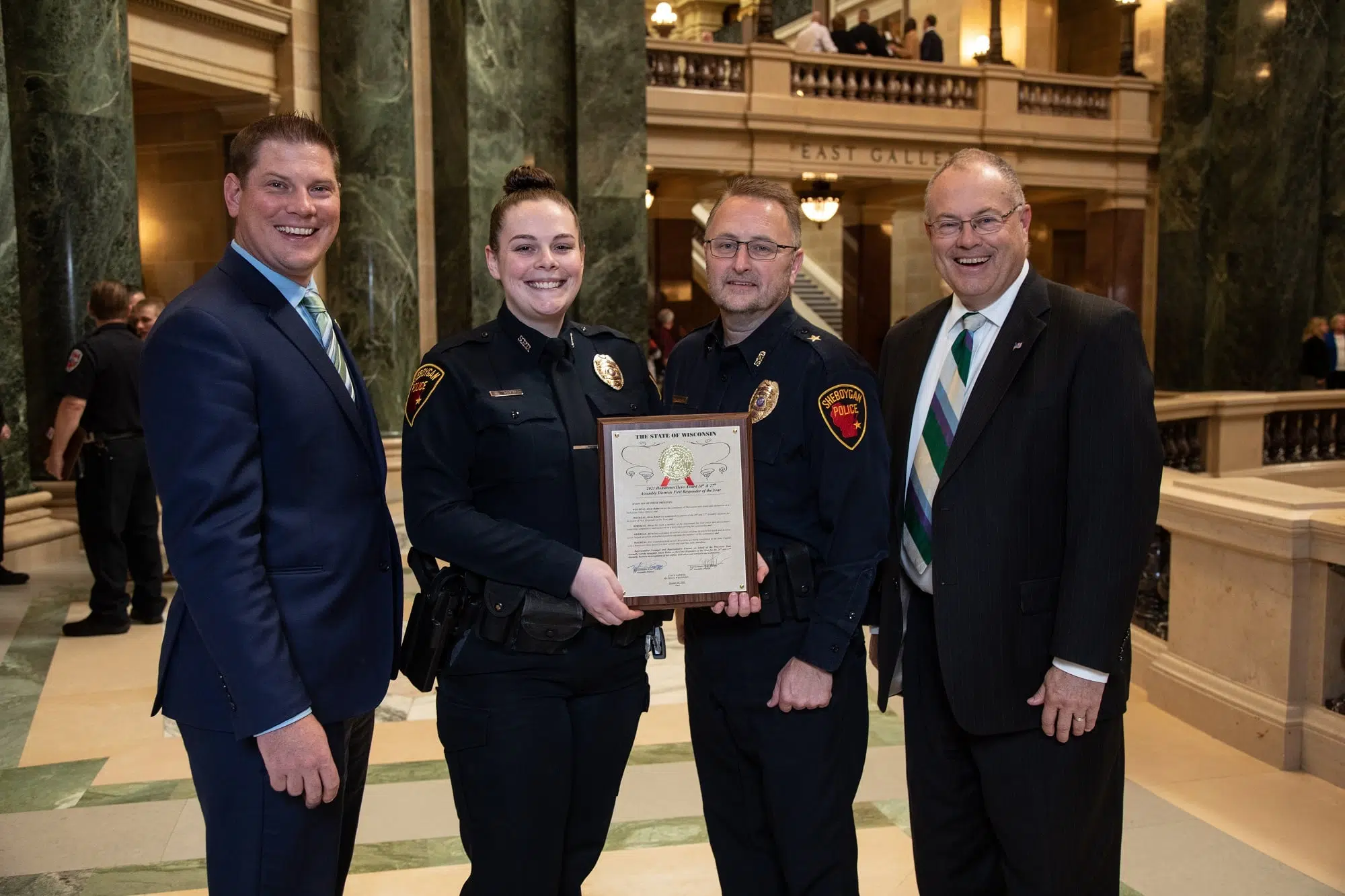 Sheboygan Police Officer Named First Responder of the Year | Seehafer News