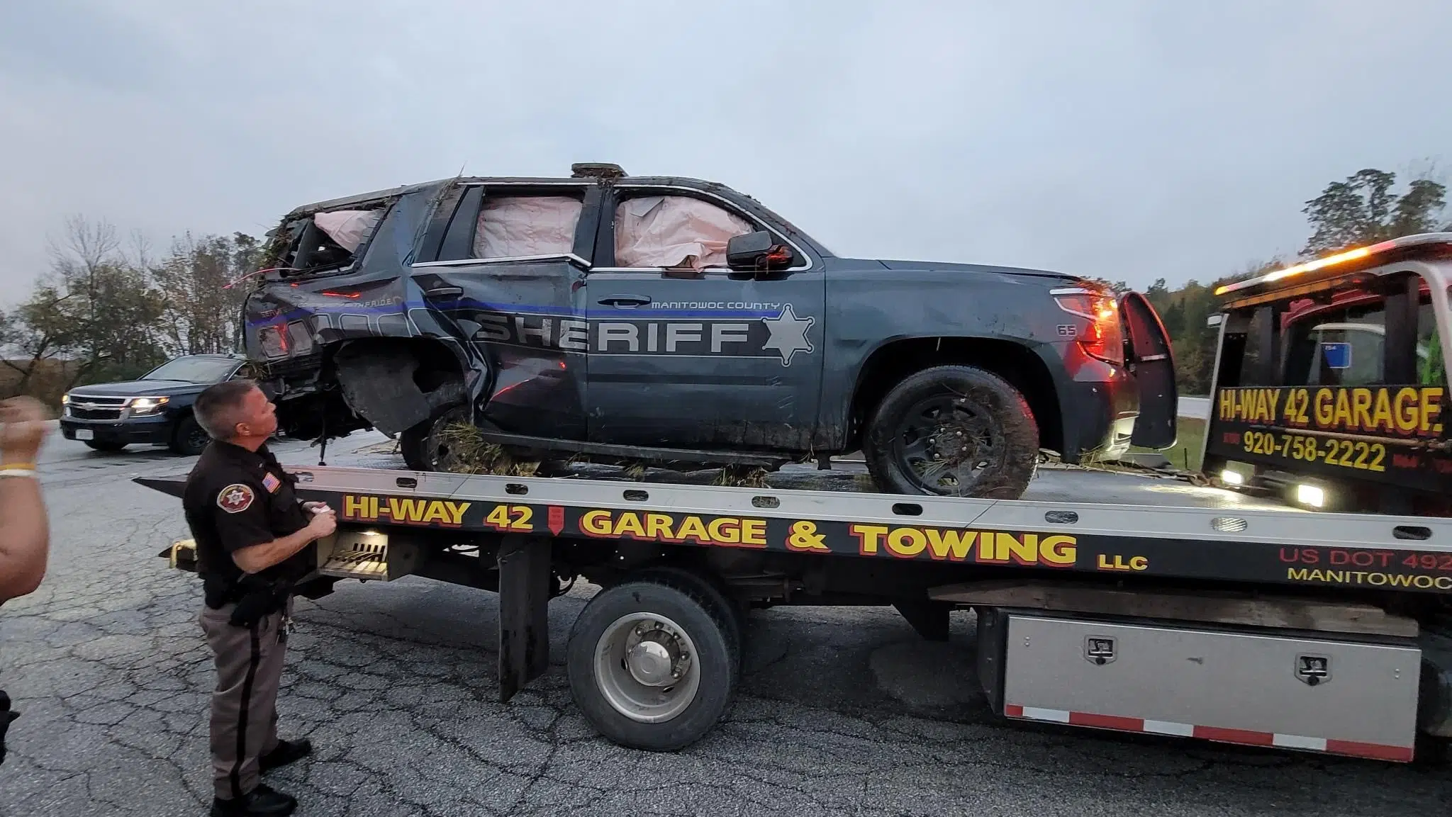 Manitowoc County Sheriff’s Deputy Rear-ended by Driver on I-43 | Seehafer News