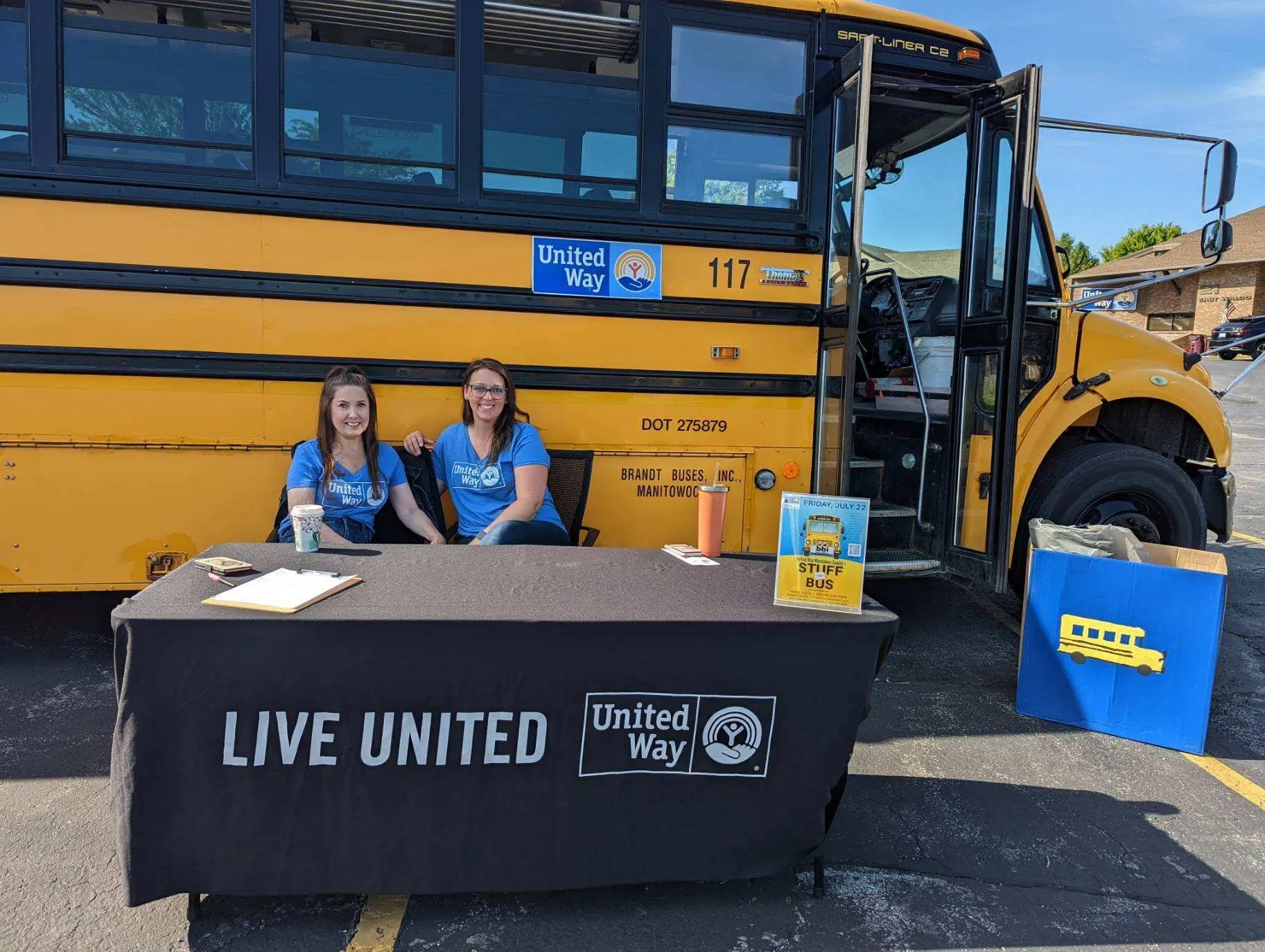 United Way Manitowoc County Holds Their “Stuff The Bus” Event ...