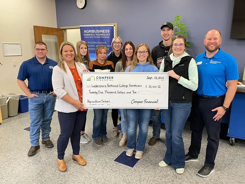 Lakeshore Technical College Receives $25,000 from Compeer Financial ...