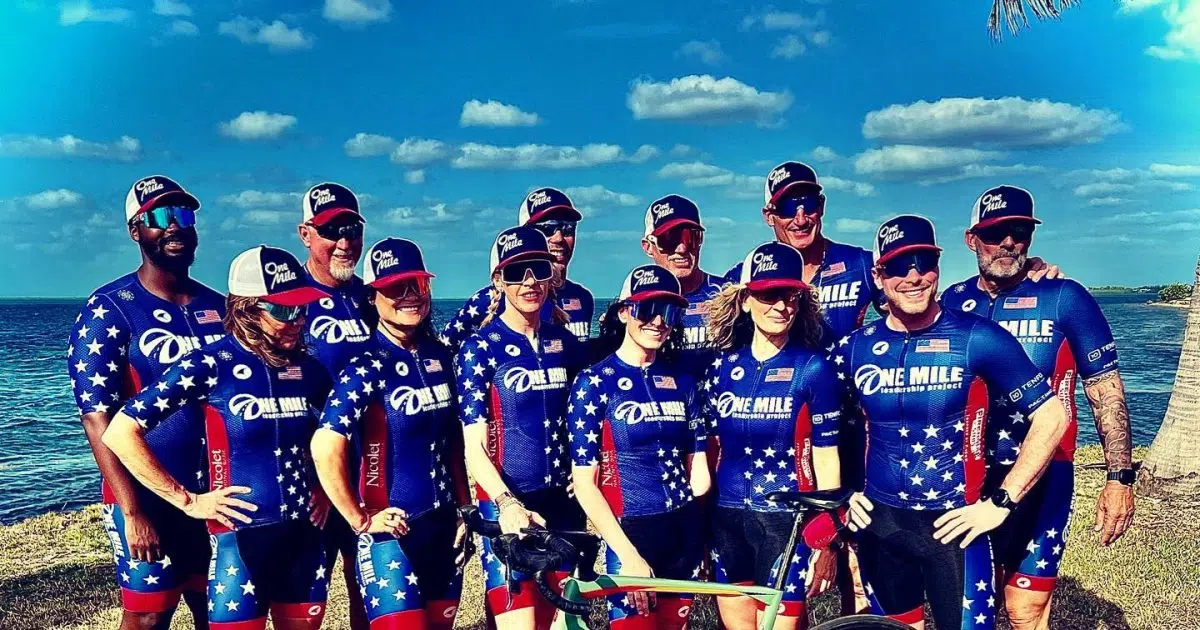 Davey Rides With Team ONE MILE | Seehafer News