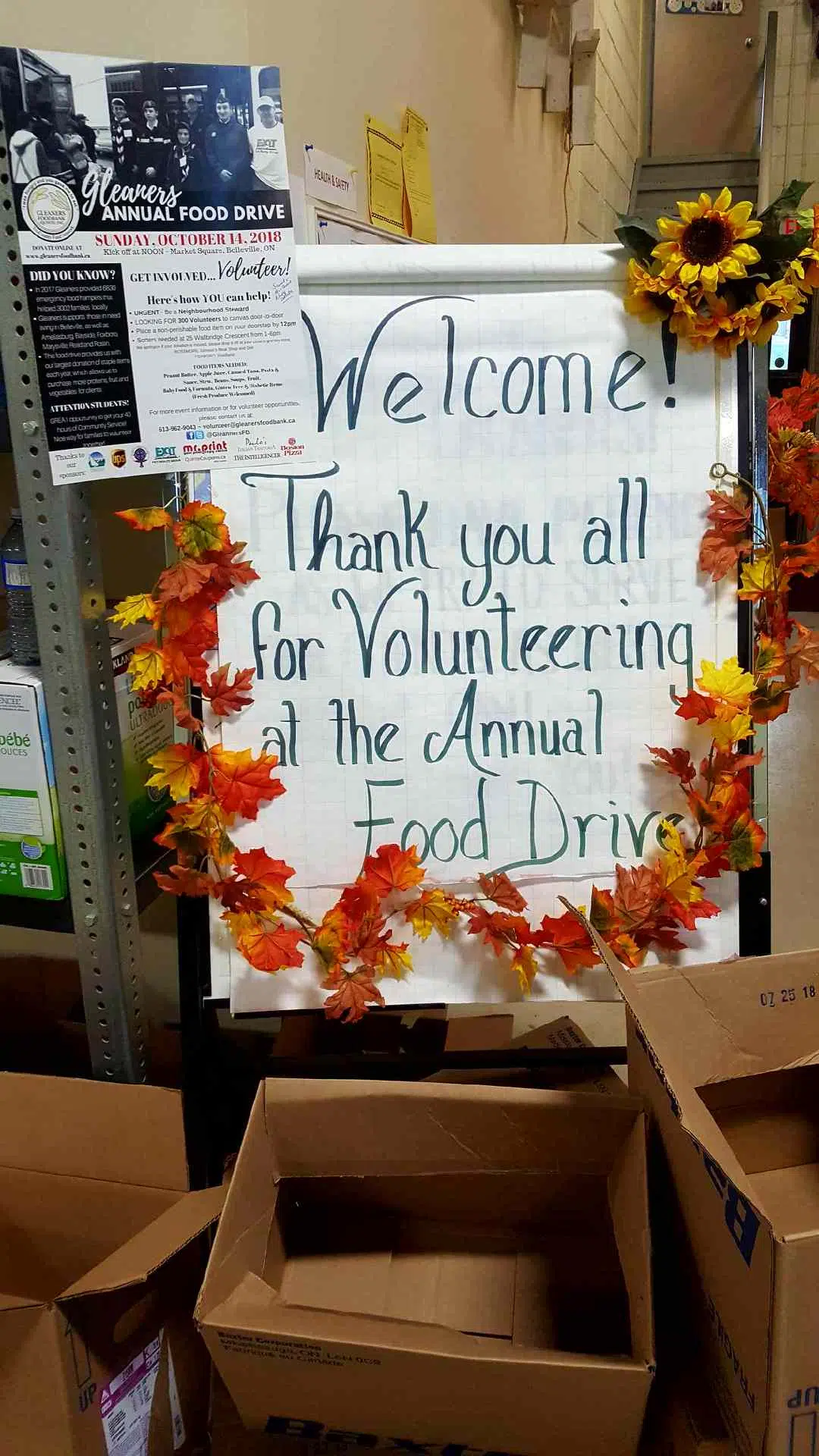 Gleaners Food Bank food drive meets their goal | Quinte News