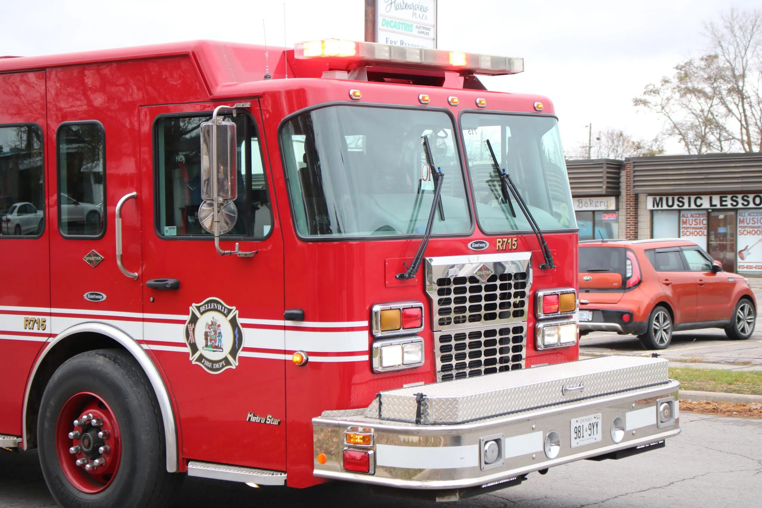 Minor fire on roof | Quinte News