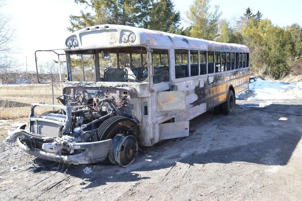Six youths charged with burning school bus | Quinte News